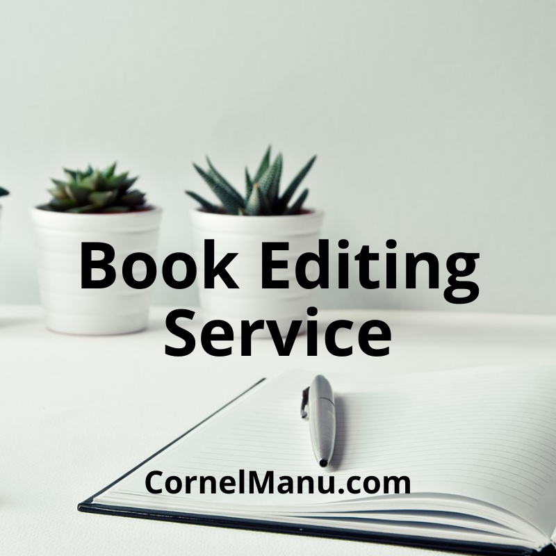 Book Editing Service • Cornel Manu - SEO Expert & Writer